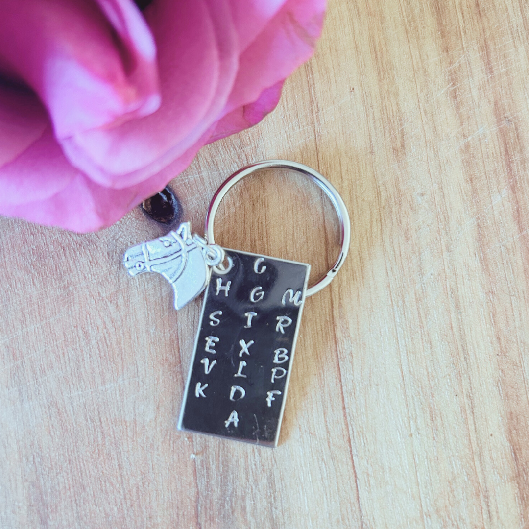 Dressage Arena Keyring - 60x20 or 40x20 Arena letters – EquiDirectory