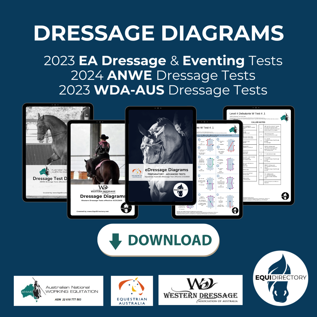 Dressage Test Diagrams - EA Dressage Eventing ANWE WDA-AUS – EquiDirectory